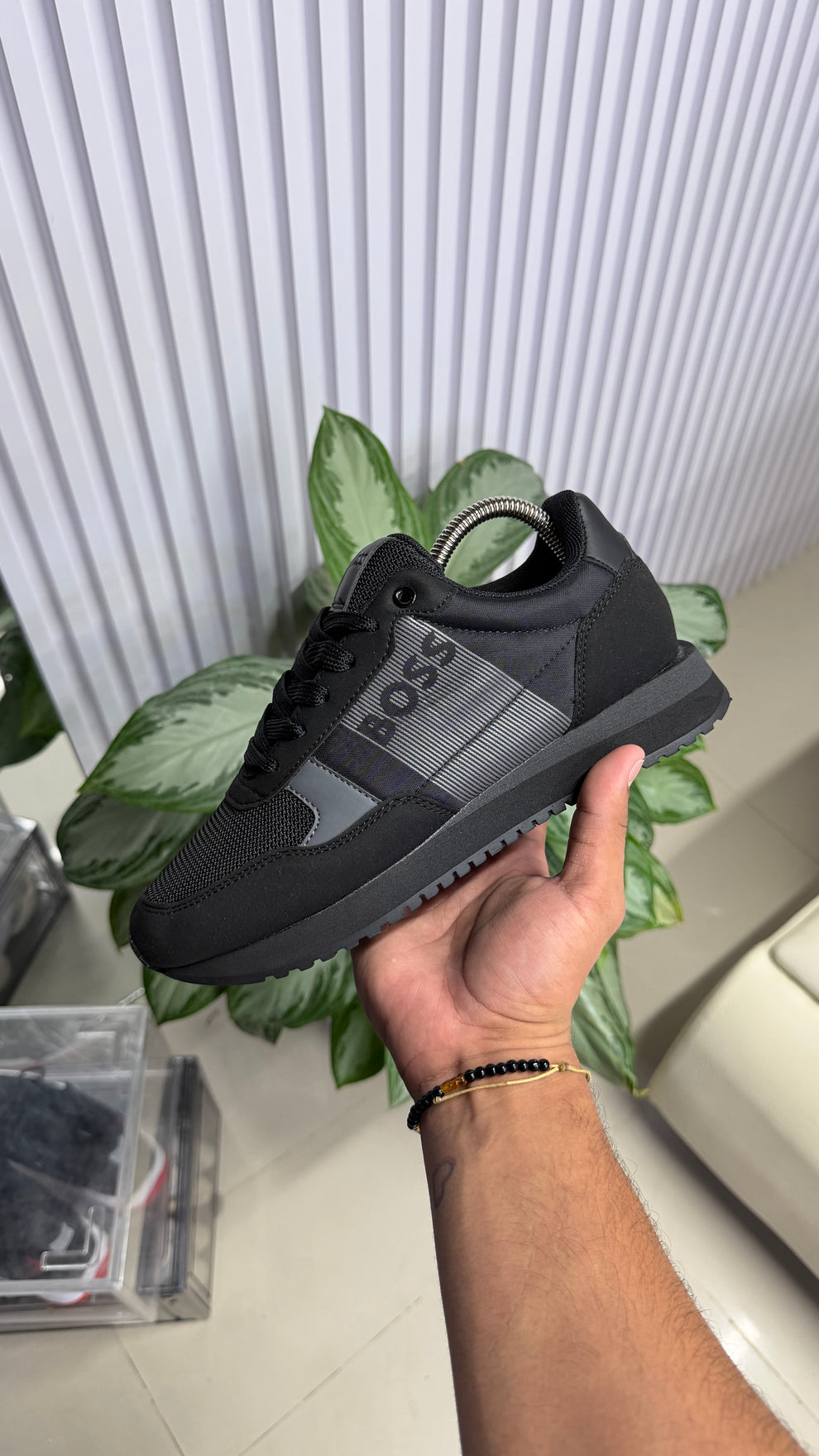 HUGO BOSS NEGRO GRIS – COSTA SNEAKERS